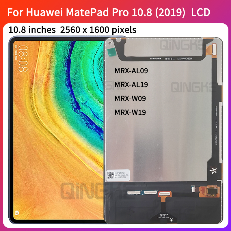 หน้าจอ LCD สําหรับ Huawei MatePad Pro 10.8 (2019) MRX-AL09 MRX-AL19 MRX ...