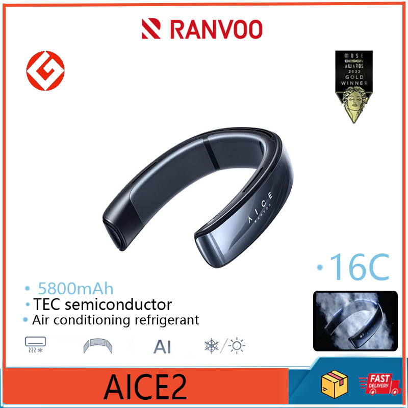 Ranvoo AICE2 พัดลมระบายความร้อน ขนาดเล็ก แบบพกพา ชาร์จ usb | Shopee Thailand