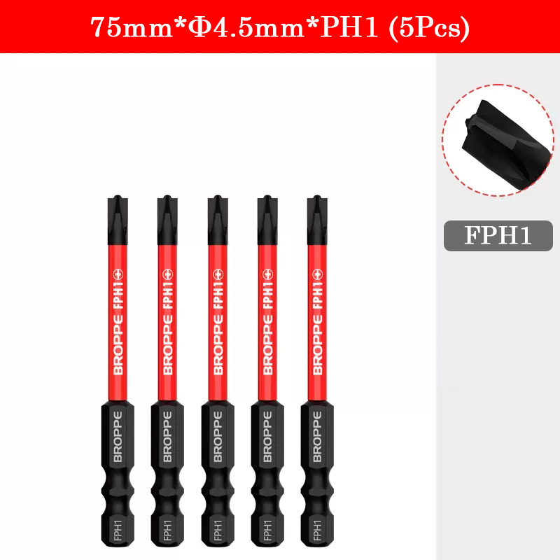 FPH1 FPH2 FPH3 Cross & Slotted ไขควงบิตสําหรับช่างไฟฟ้า,ปลายผสม ...