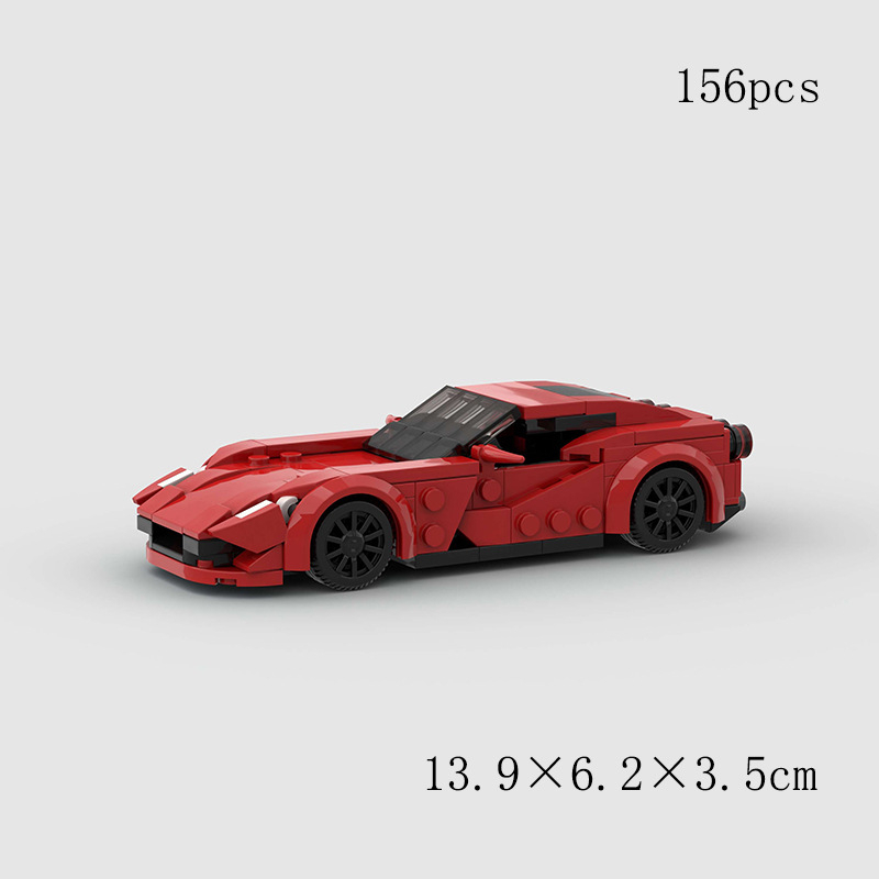 Moc บล็อคตัวต่อเลโก้ Ferrari Porsche Lamborghini Bugatti McLaren Aston ...
