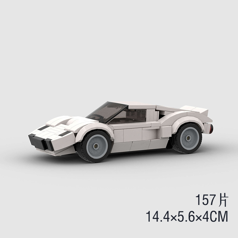 Moc บล็อคตัวต่อเลโก้ Ferrari Porsche Lamborghini Bugatti McLaren Aston ...