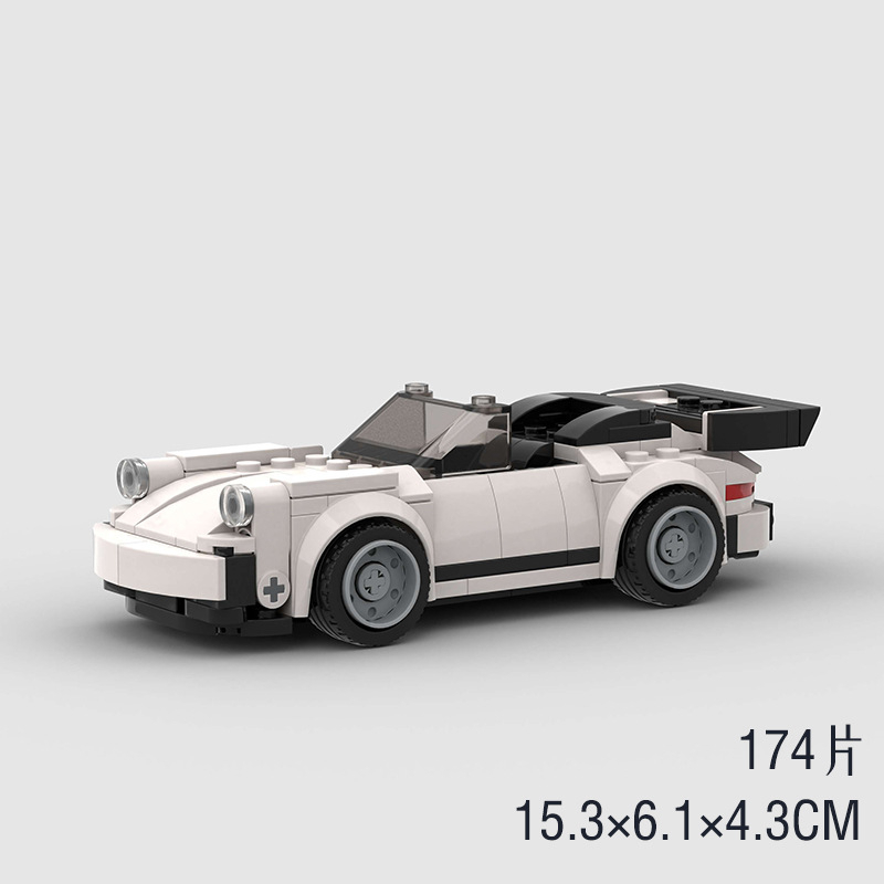 Moc บล็อคตัวต่อเลโก้ Ferrari Porsche Lamborghini Bugatti McLaren Aston ...
