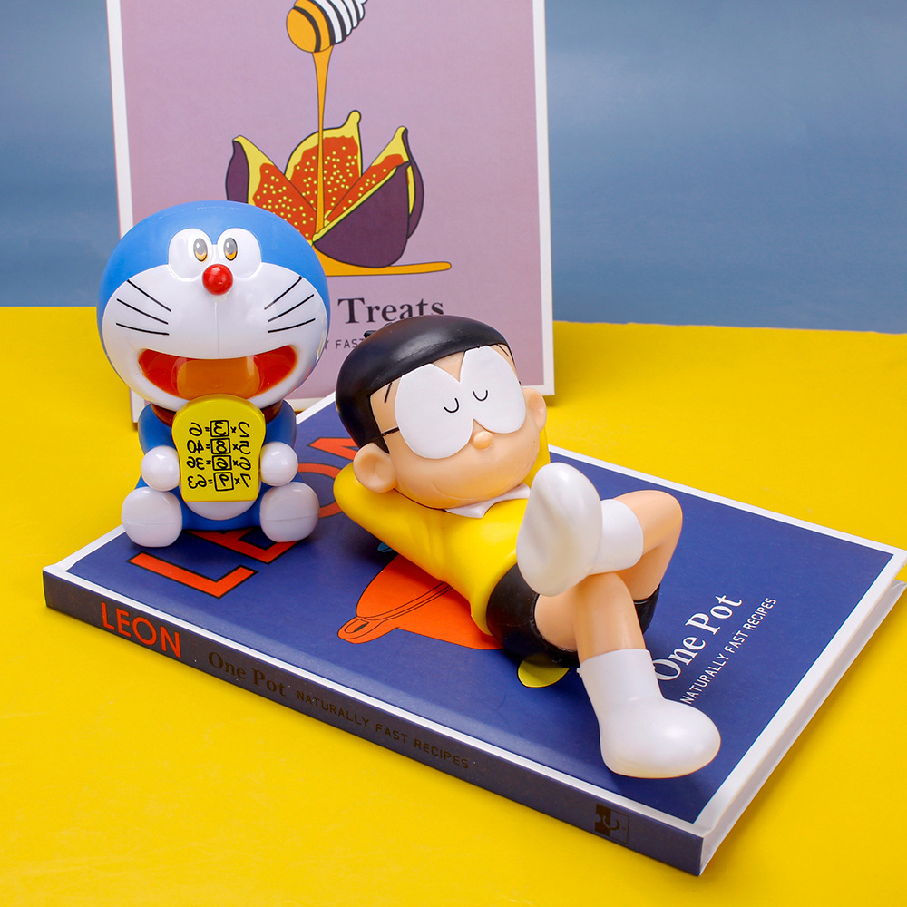 โมเดลฟิกเกอร์ PVC รูปการ์ตูนอนิเมะ Doraemon Nobita Nobi Q Version ขนาด ...