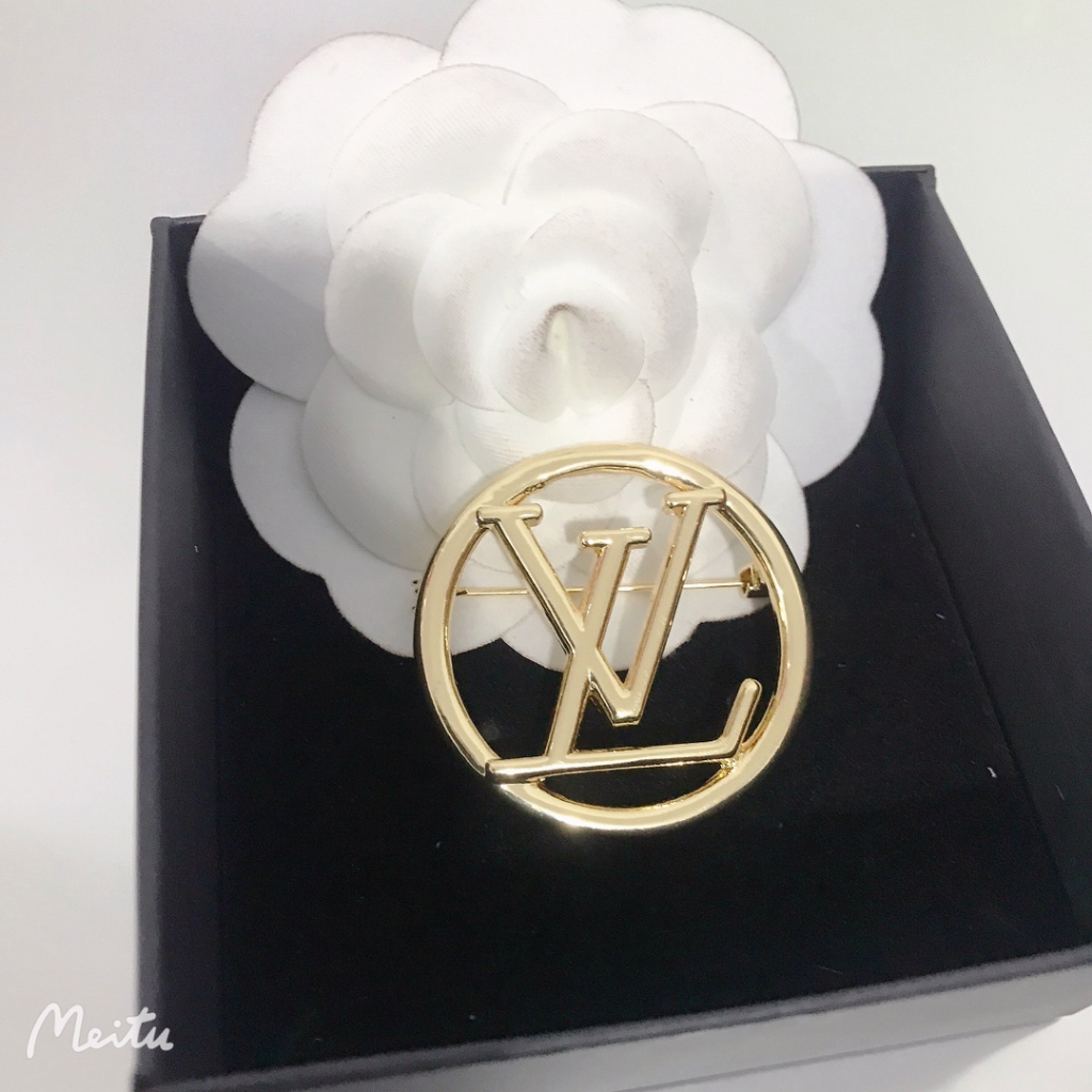 LV แฟชั่น เลเวล คุณภาพสูงคลาสสิกสุภาพสตรีเข็มกลัดสไตล์ใหม่101877 ...