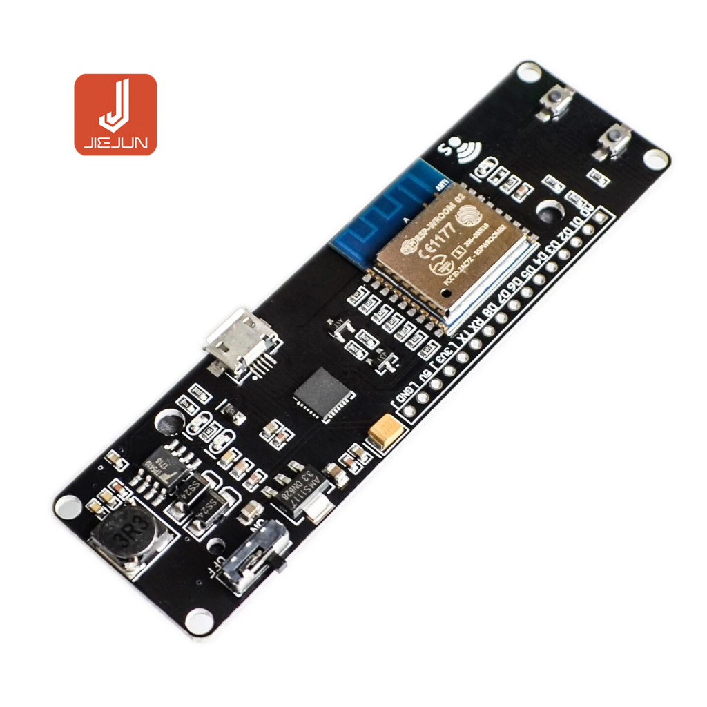 TZT WeMos D1 ESP-Wroom-02 ESP8266 Nodemcu WiFi โมดูล 18650 แบตเตอรี่ชาร์จ | Shopee Thailand