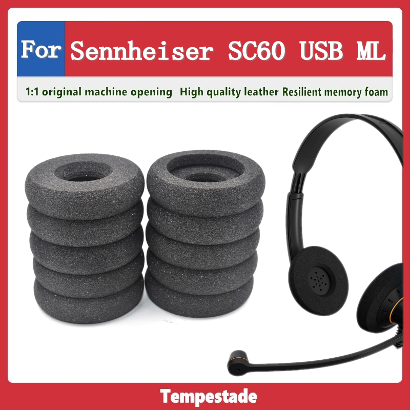 ฟองน้ําครอบหูฟัง แบบเปลี่ยน สําหรับ Sennheiser SC60 USB ML | Shopee Thailand