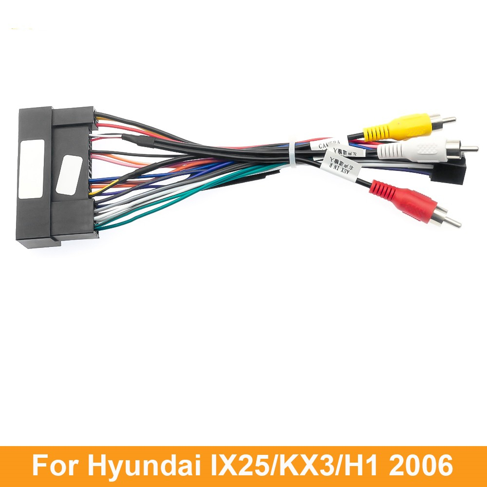 อะแดปเตอร์สายไฟเครื่องเสียงรถยนต์ 16PIN สําหรับ Hyundai IX25 KX3 H1 2006+ | Shopee Thailand