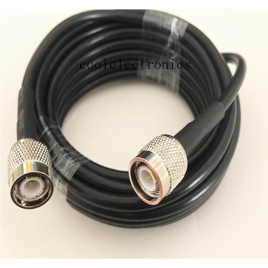 Rg58 สายเคเบิลเชื่อมต่อโคแอ็กเชียล ตัวผู้ 50-3 TNC เป็นตัวผู้ TNC 50 โอห์ม 50 ซม. 1 2 3 5 10 15 ...