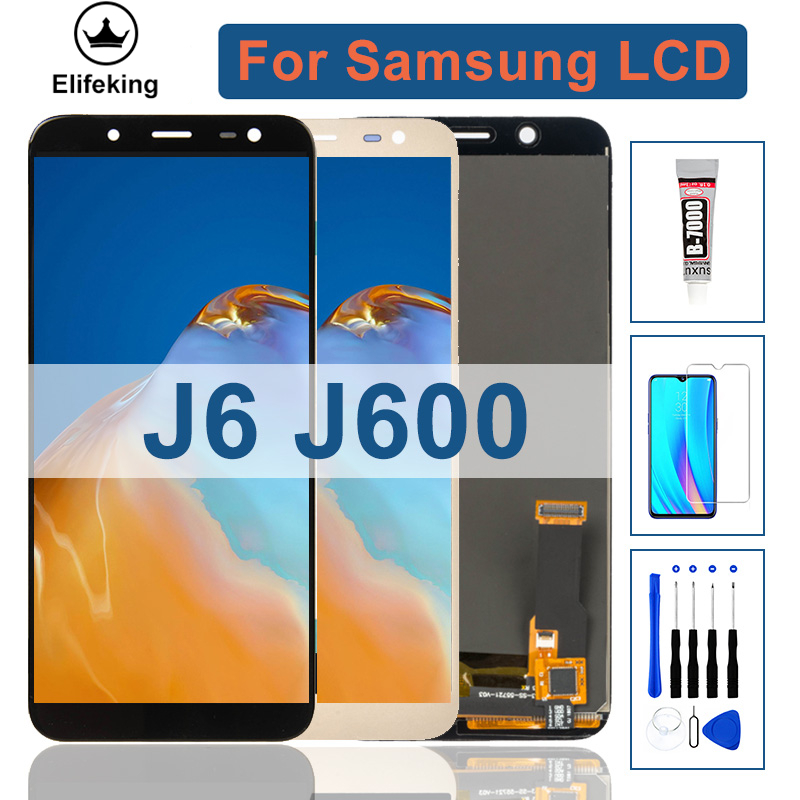 หน้าจอสัมผัส LCD สําหรับ Samsung Galaxy J6 2018 J600 J600F J600Y SM-J600F/DS J600G | Shopee Thailand