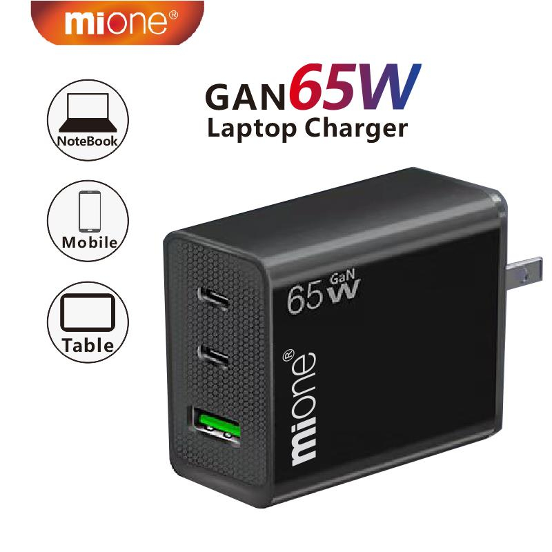 Mione อะแดปเตอร์ชาร์จแล็ปท็อป 65W Type C USB C PD สําหรับ NoteBook ...
