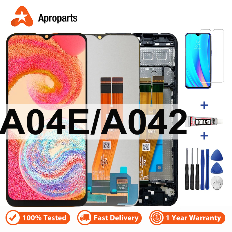 สําหรับ Samsung Galaxy A04E A042 SM-A042F A042M/DS LCD Touch Screen ...