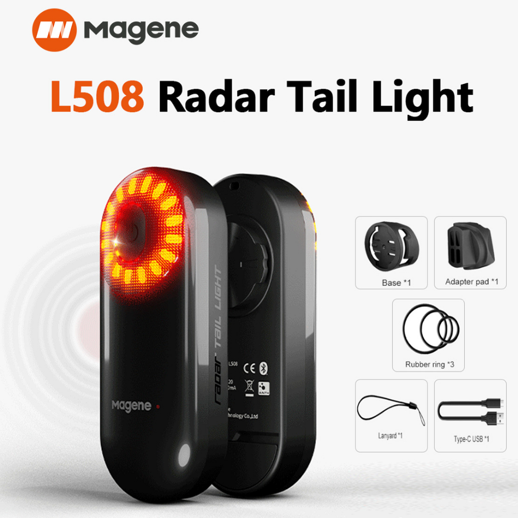 [รับประกันอย่างเป็นทางการ] Magene L508 ไฟท้ายจักรยาน เรดาร์ เซนเซอร์ ...