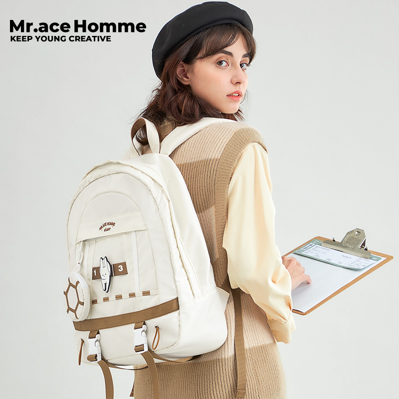 Mr.ace Homme Rabbit Series Backpack กระเป๋าเป้สะพายหลัง กันน้ํา สไตล์ ...