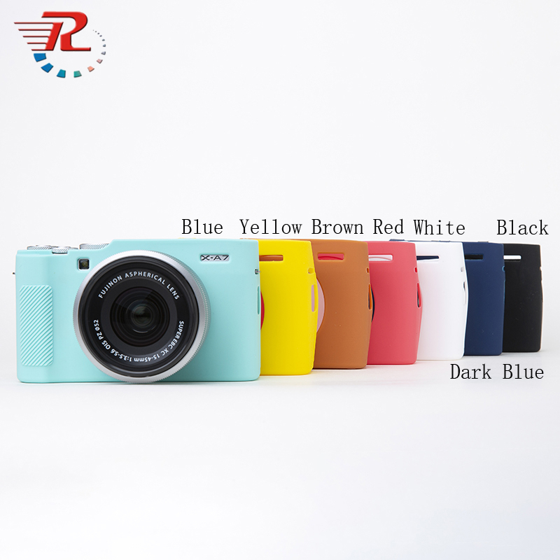 Fujifilm XA7 X-A7 ยางซิลิโคนนิ่ม ป้องกันตัวกล้อง สําหรับ Fujifilm XA7 X ...