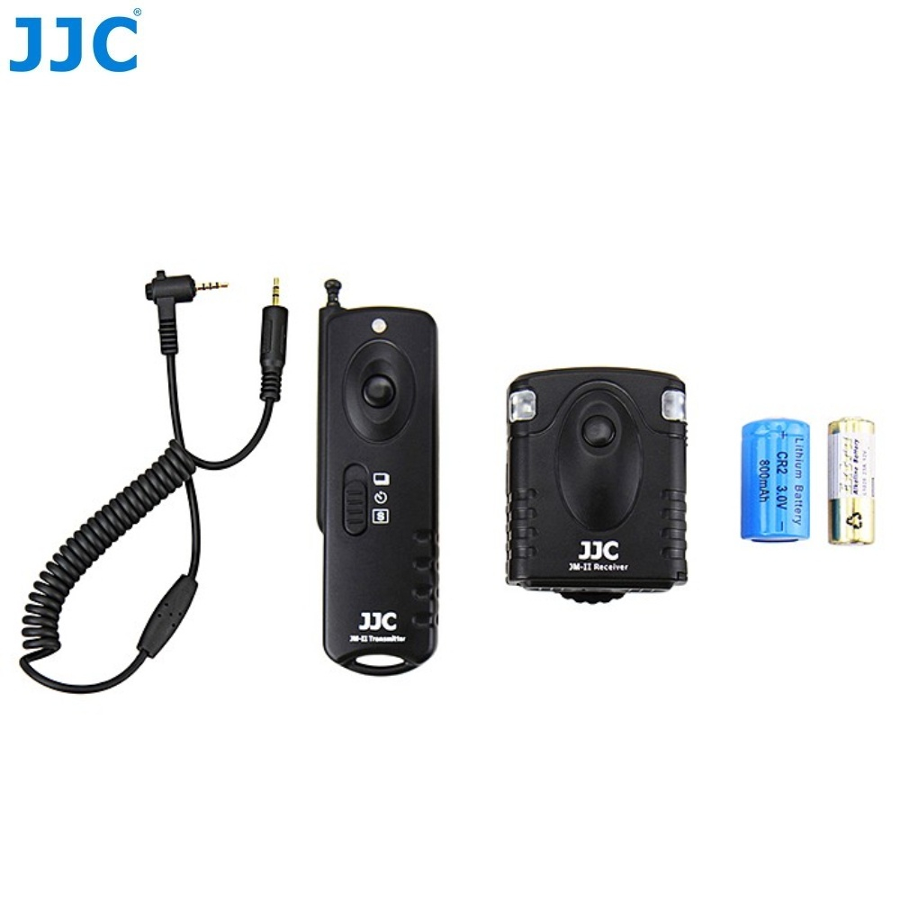 JJC รีโมตควบคุมชัตเตอร์กล้อง DSLR ไร้สาย ระยะไกล 30 เมตร แบบเปลี่ยน Fujifilm RR-100 RR-90 Sony ...