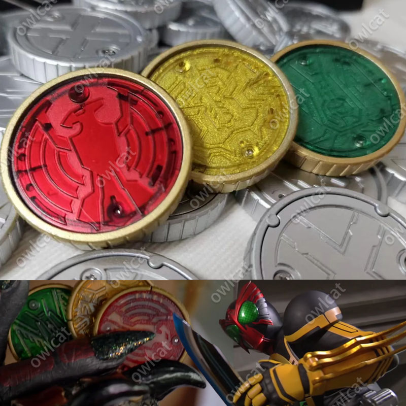 ชุดเหรียญ Taka Kujaku Condor Coins Core Medal (NO Chip CSM size) Set Ankh Kamen Rider OOO ...