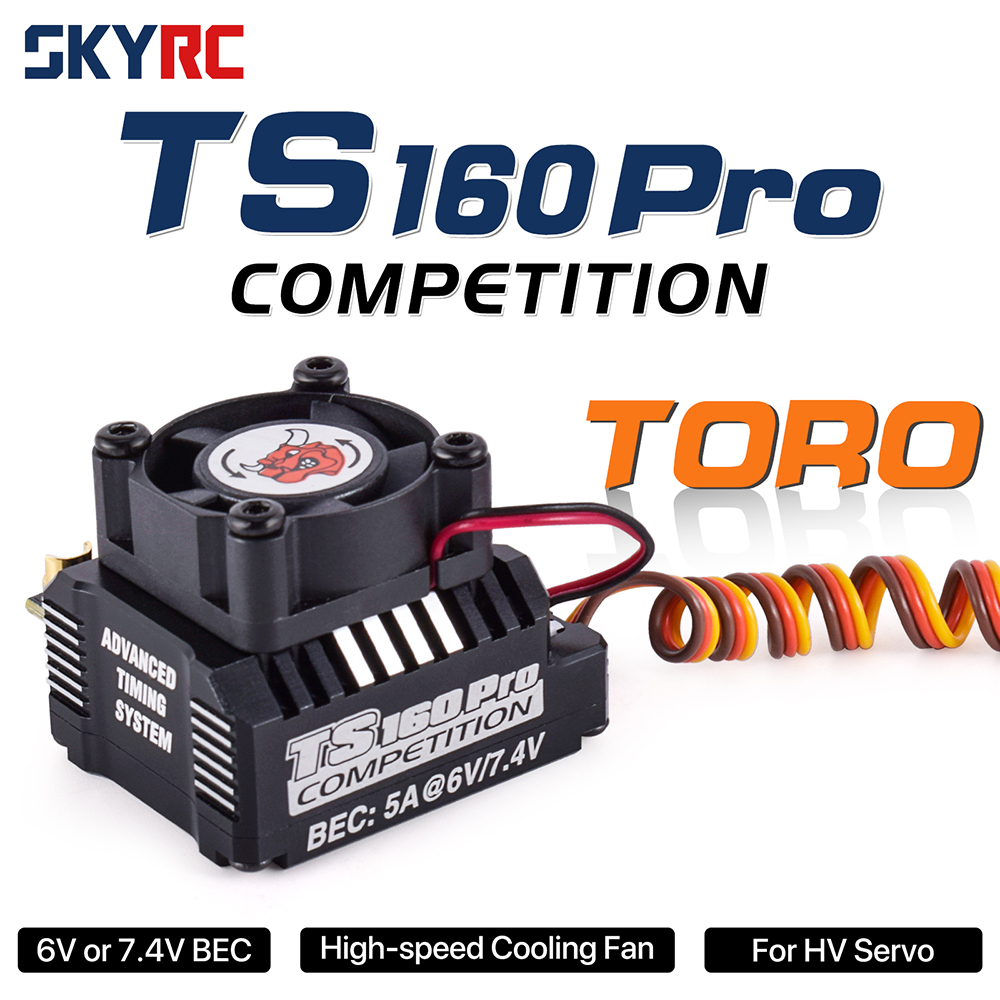 Skyrc TORO TS160 160A เซนเซอร์ไร้แปรงถ่าน ESC พร้อม 6V 7.4V BEC สําหรับ ...