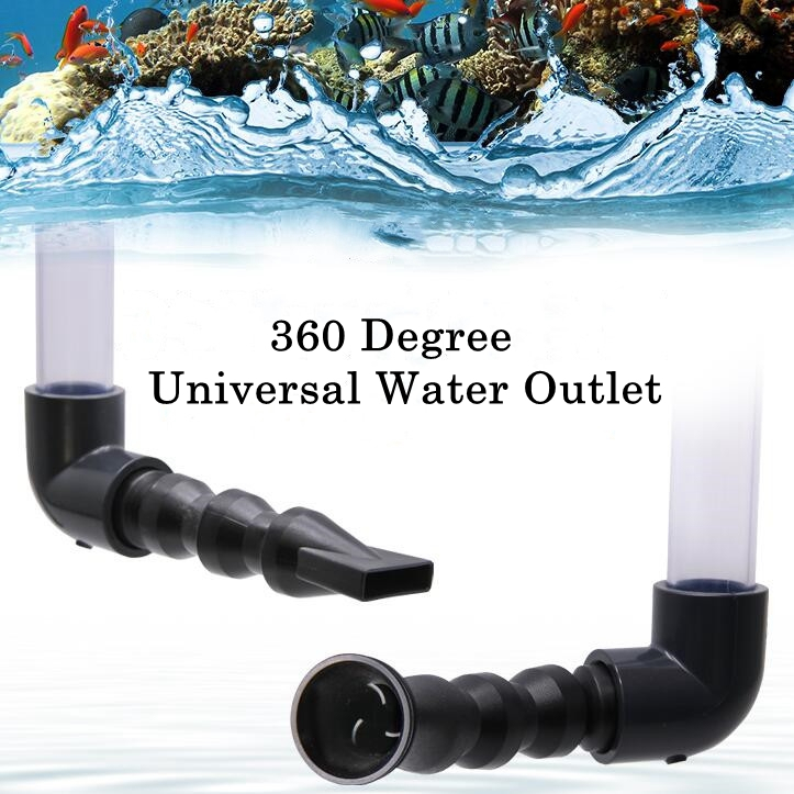 1 PC ถังปลา Universal Duckbill 360 องศา Tornado หัวฉีด Water Outlet ฟรี ...