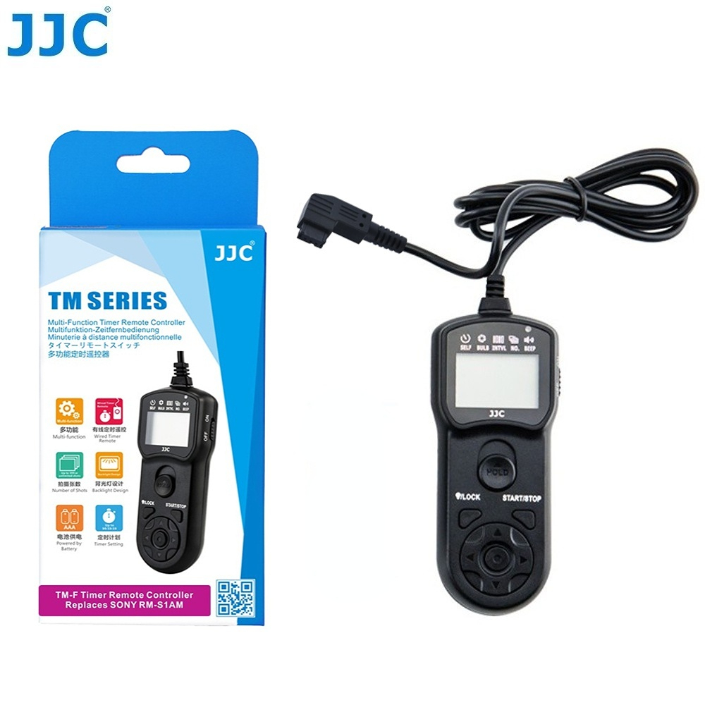 JJC TM-F กล้องมัลติฟังก์ชั่นชัตเตอร์สำหรับ Sony A33 A35 A37 A55 A57 A65 A77 II 77M2 A99 99M2 ...