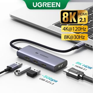 UGREEN-HUB USB Type C to HDMI 2.1, Adapter 3.0, 8K30Hz 4K120Hz, 24Gbps ...