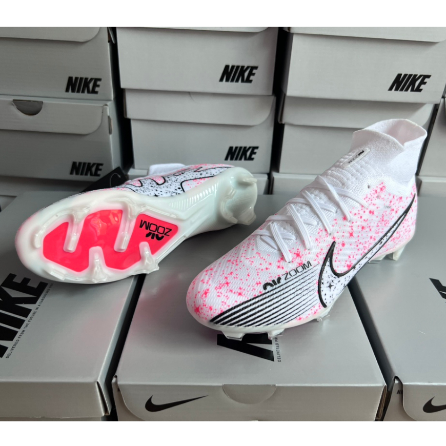 Nike77 Air Zoom Mercurial Vapor XV Elite FG - Kasut Bola Sepak รองเท้าฟุตบอล ผ้าถัก กันน้ํา ...
