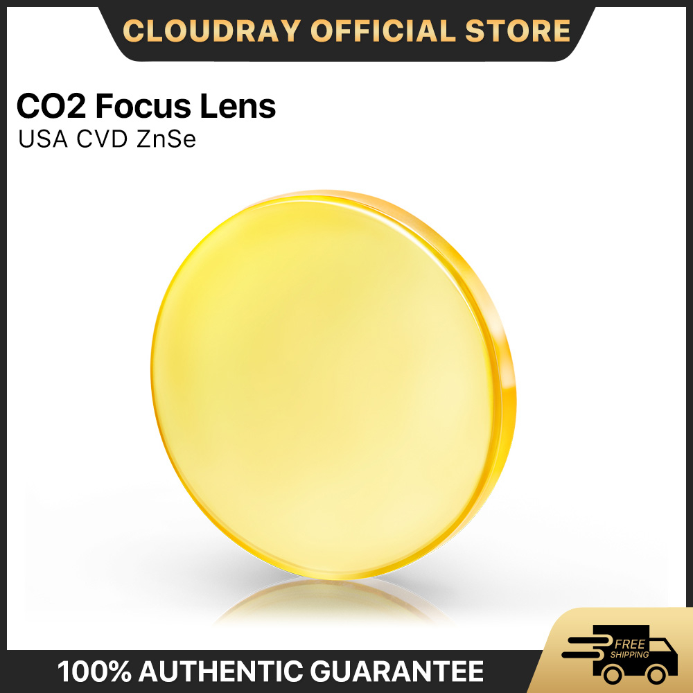 Cloudray เลนส์โฟกัส USA CVD ZnSe Dia12-20mm FL38.1-127mm สําหรับเครื่องแกะสลักเลเซอร์ CO2 ...
