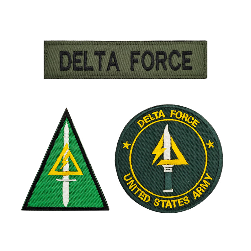 แผ่นแพทช์สติกเกอร์ ปักลาย DELTA DELTA FORCE สไตล์อเมริกัน สําหรับตกแต่ง ...