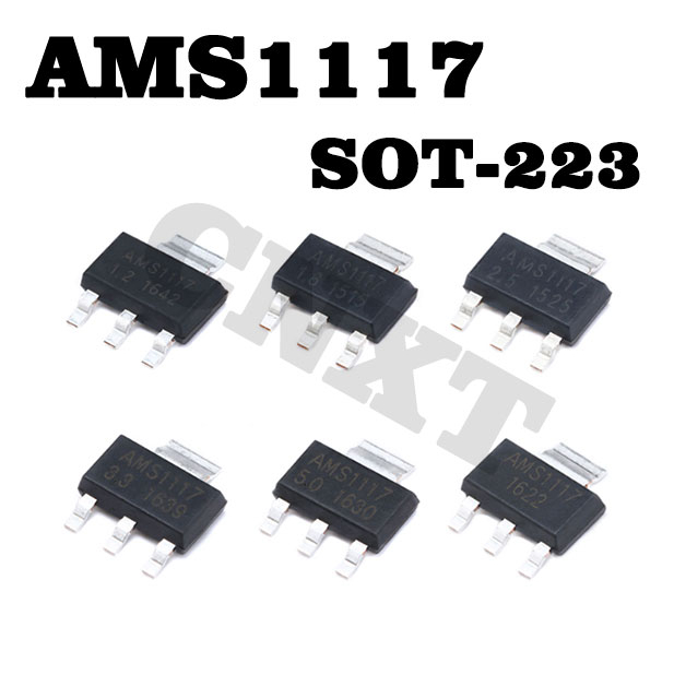 50 ชิ้น AMS1117 AMS1117-3.3V AMS1117-ADJ AMS1117-1.8V AMS1117-1.2V ...