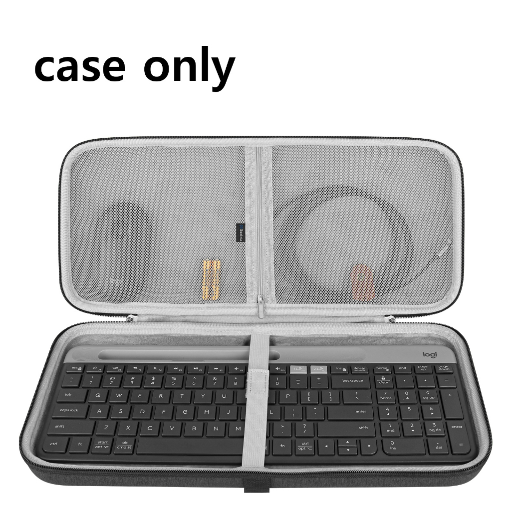Geekria เคสคีย์บอร์ดไร้สาย แบบแข็ง สําหรับ Logitech MK470 Slim Wireless ...