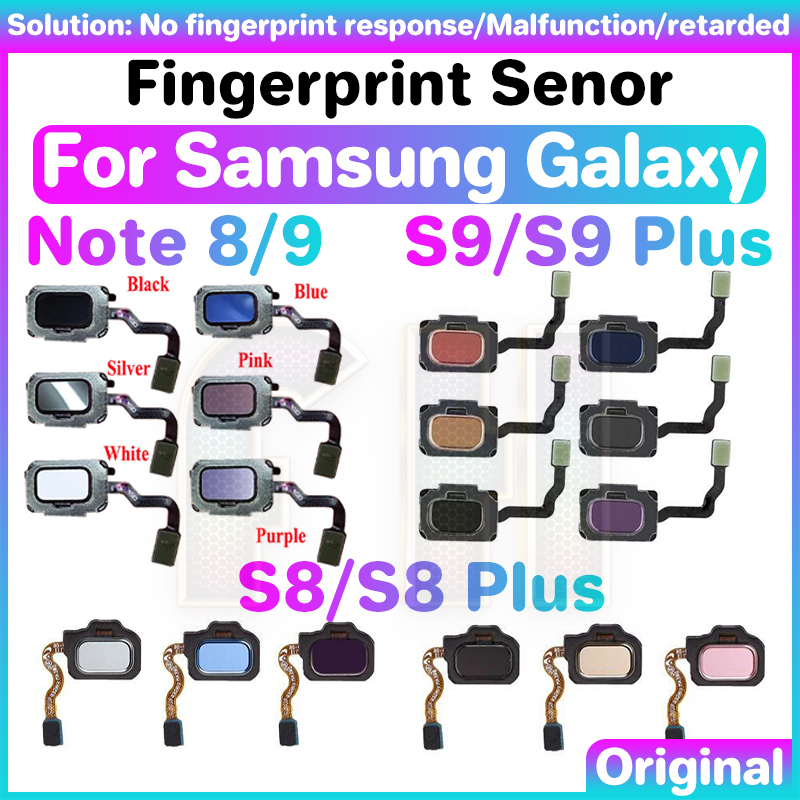อะไหล่เซนเซอร์ลายนิ้วมือ แบบเปลี่ยน สําหรับ Samsung Galaxy Note 8 9 S8 S9 PLUS Note8 Note9 ...