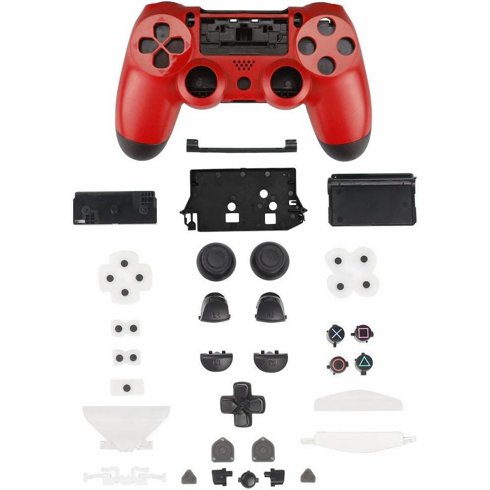 เคสจอยสติ๊ก สีแดง แบบเปลี่ยน สําหรับ PS4 Playstation 4 Controller (JDM ...