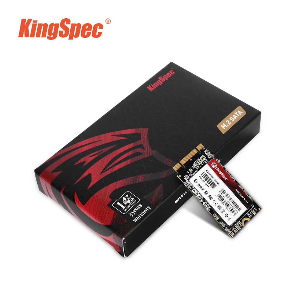 Kingspec ฮาร์ดไดรฟ์ M.2 SSD SATA3 128GB 256GB 512GB HDD 2242 มม. NGFF M2 SATA สําหรับแล็ปท็อป ...