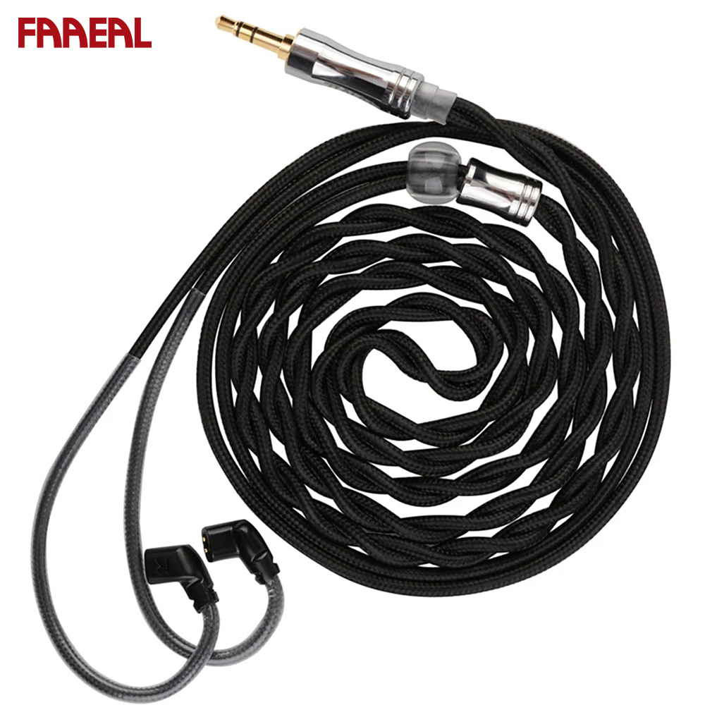 FAAEAL NiceHCK JIALAI JLDT2 อัพเกรดสายหูฟัง OCC เปลี่ยนสายหูฟัง MMCX/QDC/0.78 มม.2Pin สําหรับ ...