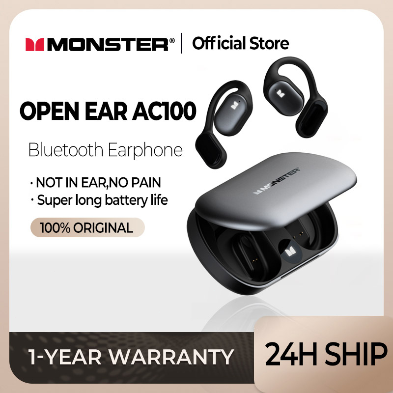 Monster Open Ear AC หูฟังบลูทูธไร้สาย รูปกระดูกมอนสเตอร์ AC แบบเปิดหู ...