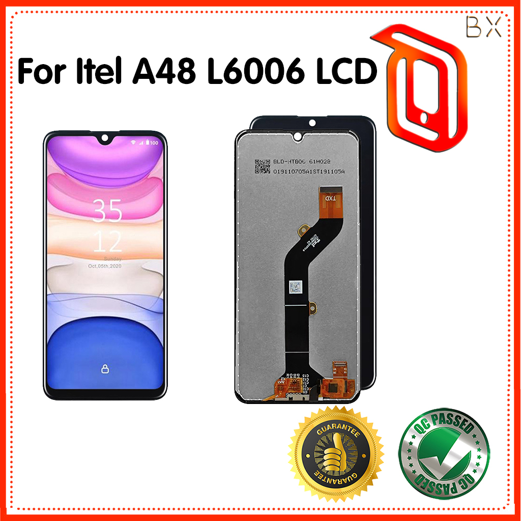 อะไหล่หน้าจอสัมผัสดิจิทัล LCD แบบเปลี่ยน สําหรับ Itel A48 L6006 ...