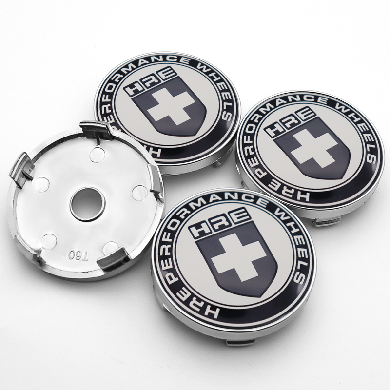 HRE 4 pcs 60mm Hub Center Cap Hub Cap อุปกรณ์เสริมล้อรถสำหรับล้อ HRE ...
