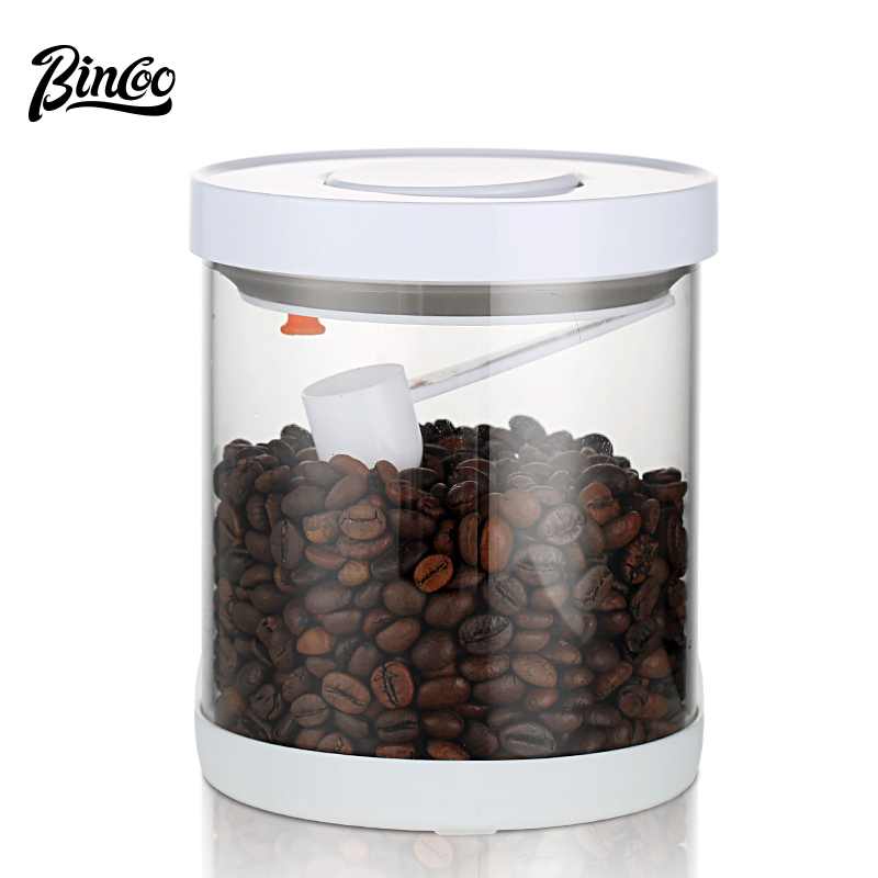 Bincoo ขวดโหลแก้วเก็บเมล็ดกาแฟ พร้อมฝาปิด ขนาด 500 มล. 900 มล. 1200 มล. 1700 มล. | Shopee Thailand