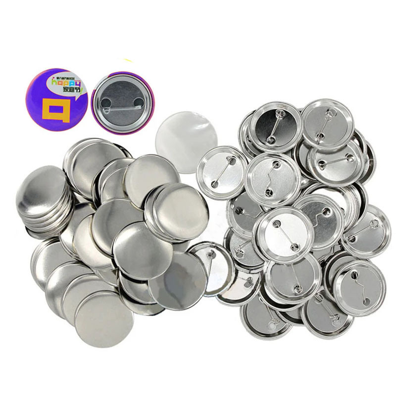 44mm metal back button badge material matte button badges | Shopee Thailand