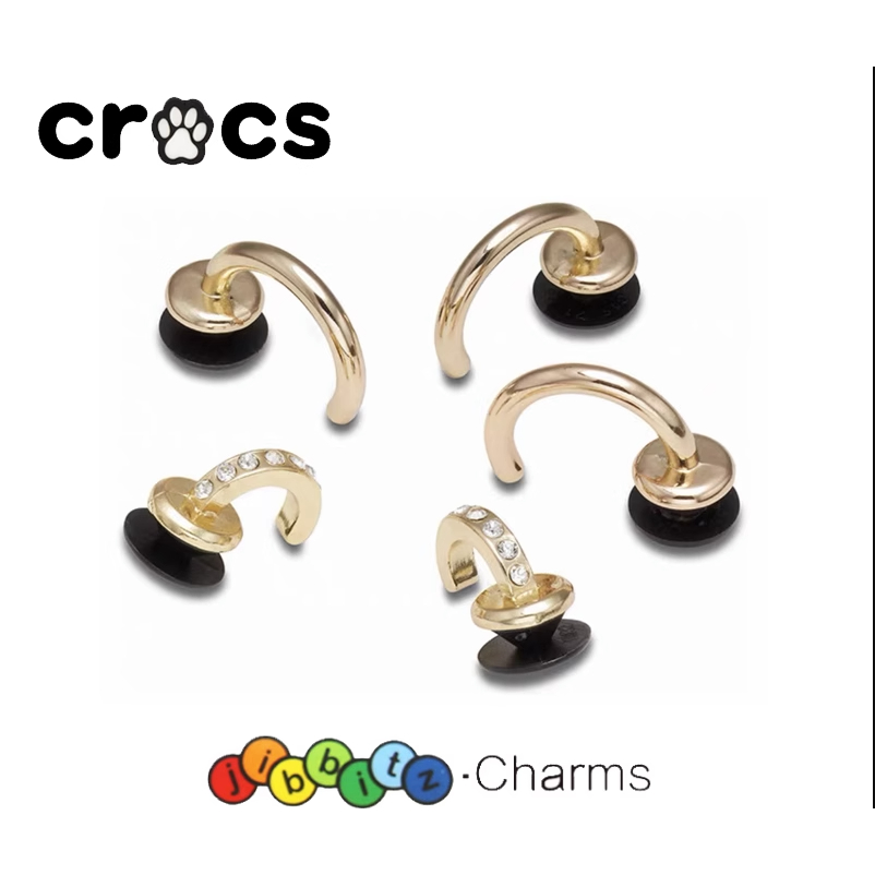 2023-ใหม่ -Metal Jibbtz Charms / รองเท้าแตะ / คุณภาพสูง / jibbiz Set ...