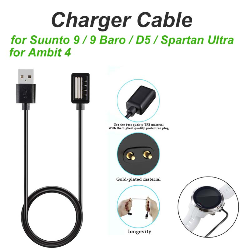 สายชาร์จนาฬิกา Suunto 9 Spartan Sport สายชาร์จแม่เหล็กSuunto 9 Cable ...