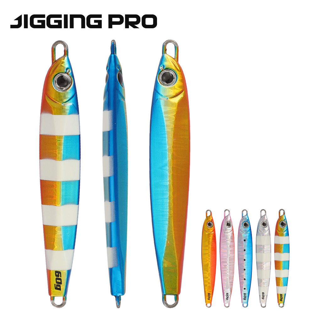 Jigging pro Gun Jig 20g 30g 40g 60g 80g Casting Jigs Slow Pitch Jig เหยื่อตกปลา Deep Sea ...