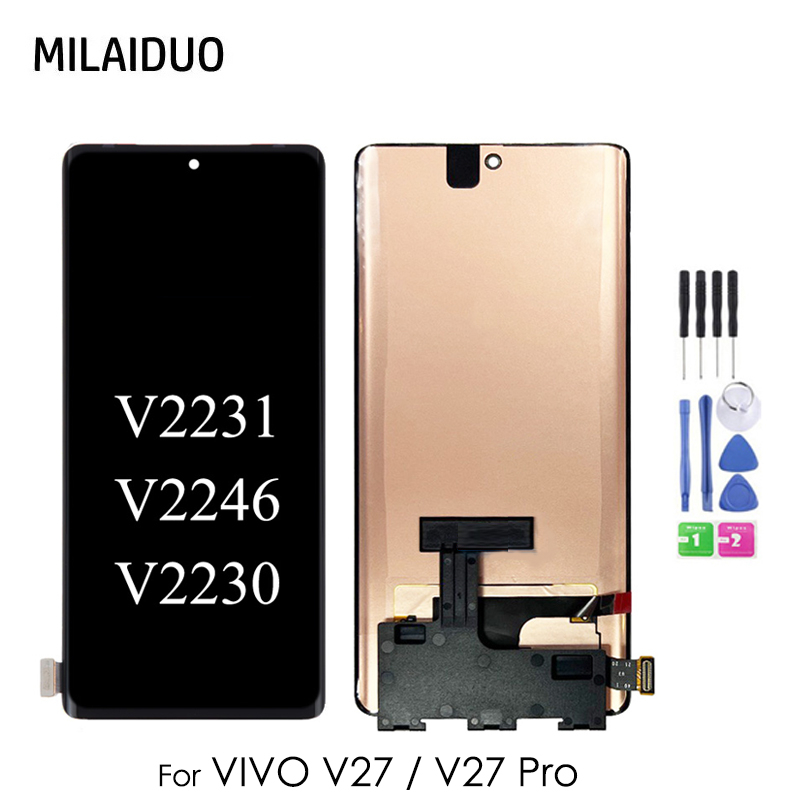 Original AMOLED/TFT LCDสําหรับVivo V27 5G V2231 V2246/Vivo V27 Pro ...
