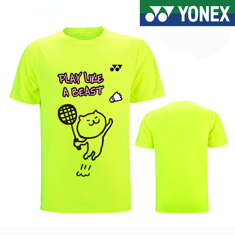 Yonex 2023 เสื้อแบดมินตัน แขนสั้น ระบายอากาศ แห้งเร็ว สําหรับผู้ชายและผู้หญิง | Shopee Thailand
