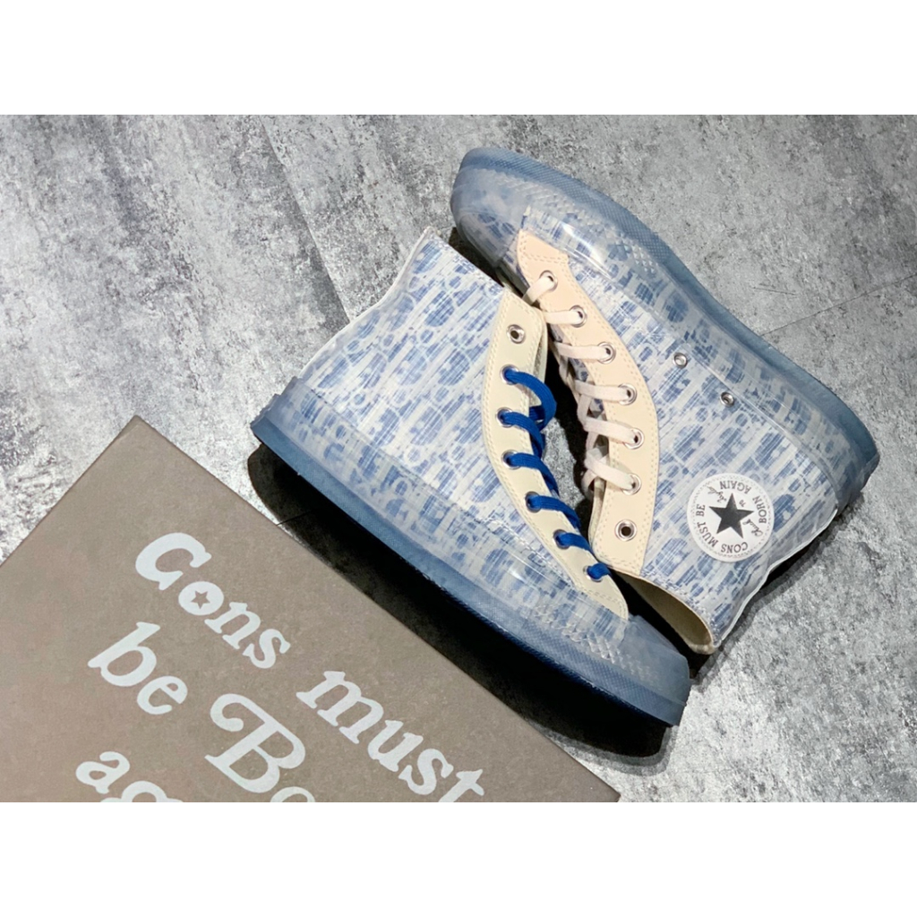 Dior x Converse Restructured Chuck 1970s รองเท้าลําลอง สวมหุ้มข้อ พื้น ...