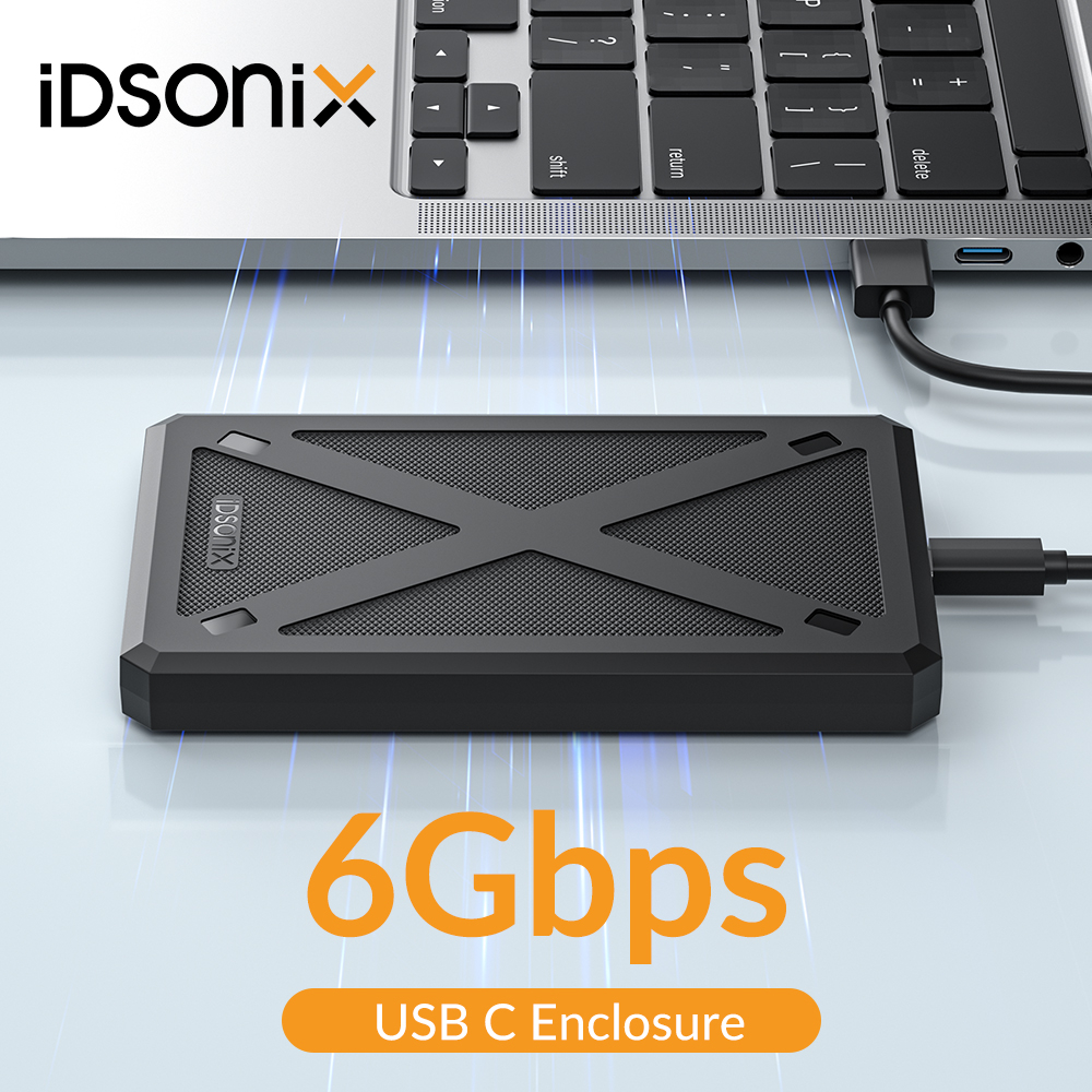 iDsonix เคสฮาร์ดไดรฟ์ภายนอก HDD Type C SATA 3.0 SSD 2.5 นิ้ว รองรับ ...