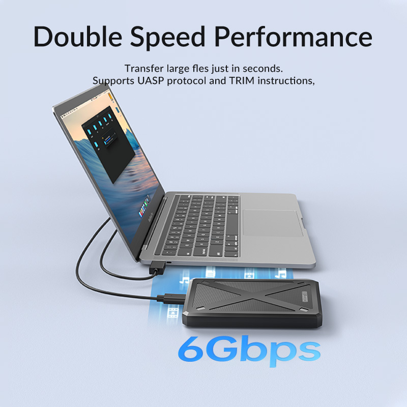 iDsonix เคสฮาร์ดไดรฟ์ภายนอก HDD Type C SATA 3.0 SSD 2.5 นิ้ว รองรับ ...
