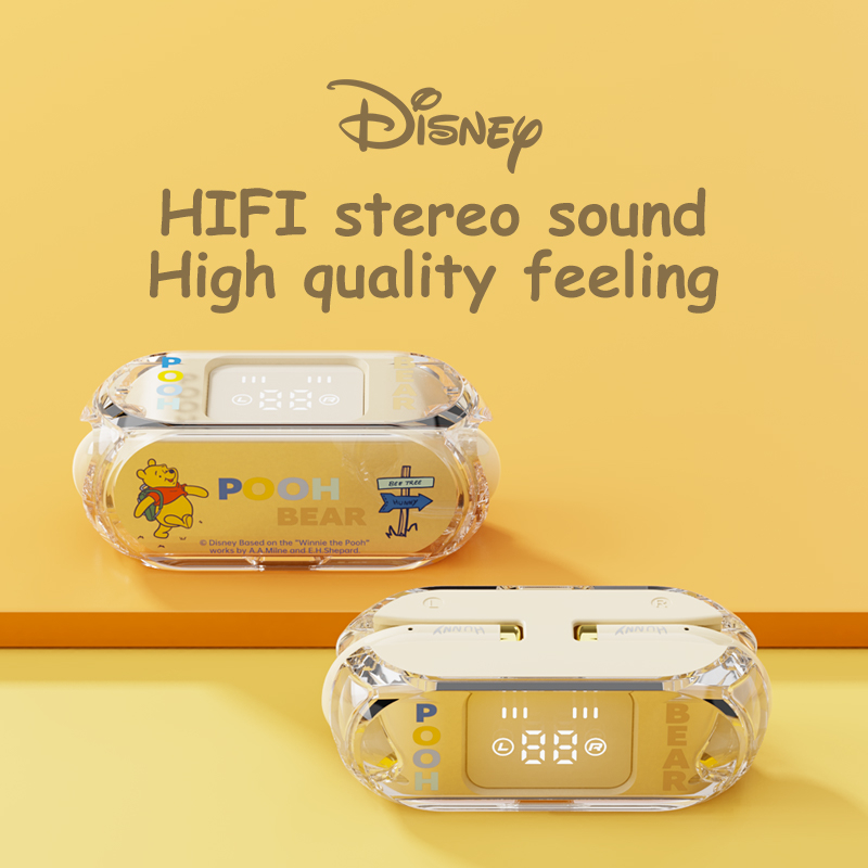 Disney J13 หูฟังบลูทูธไร้สาย 5.3 โหมดคู่ พร้อมไมโครโฟน | Shopee Thailand