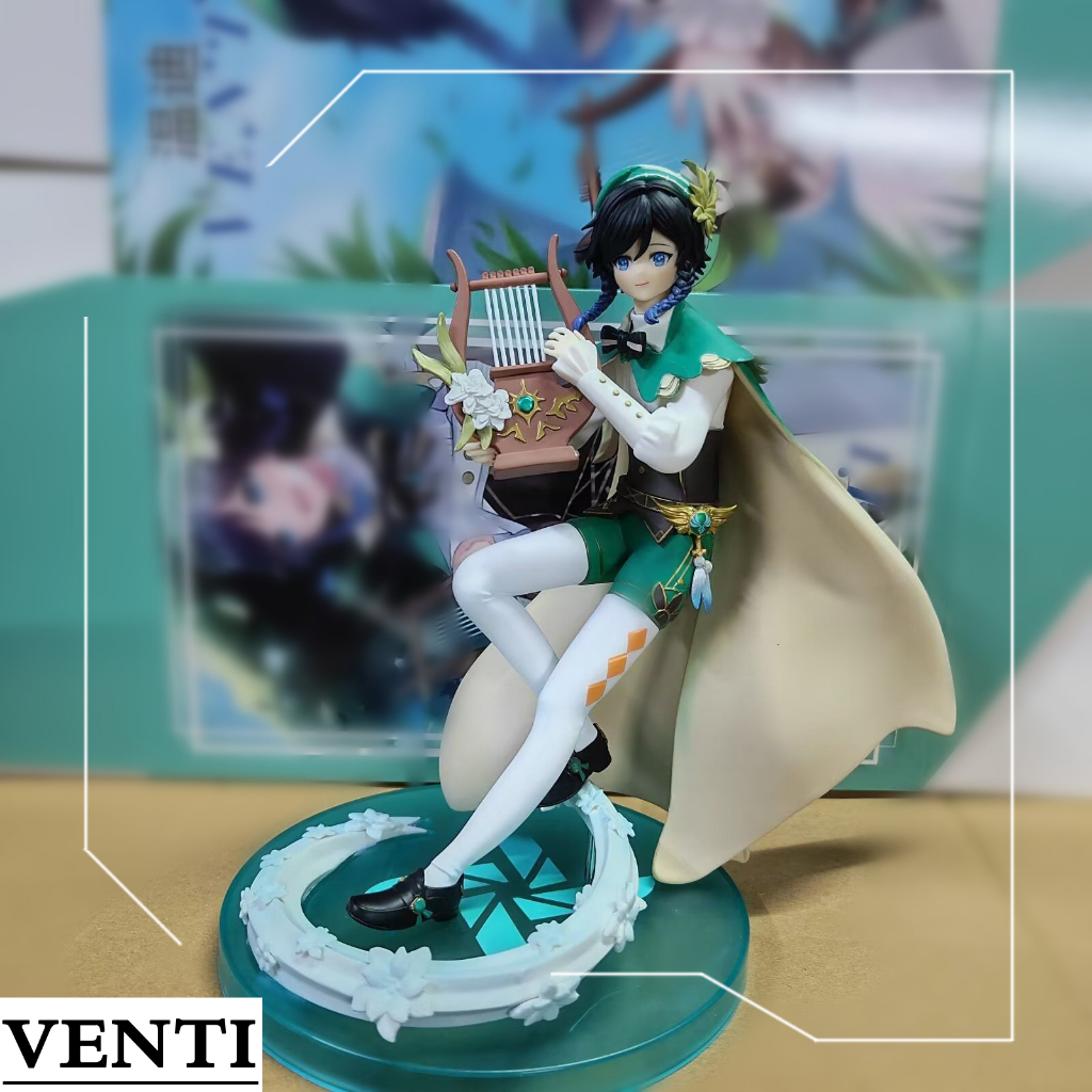 ใหม่ โมเดลฟิกเกอร์ Pvc เกม Genshin Impact Traveler Lumine Aether Venti ...