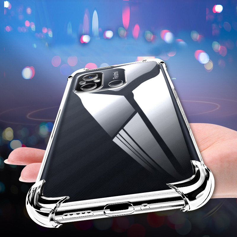 ถุงลมนิรภัยกันกระแทกใส TPU ซิลิโคนอ่อนสำหรับ Xiaomi Redmi 12 12C A1 A2 Plus 10C 10A 10 2022 9C ...