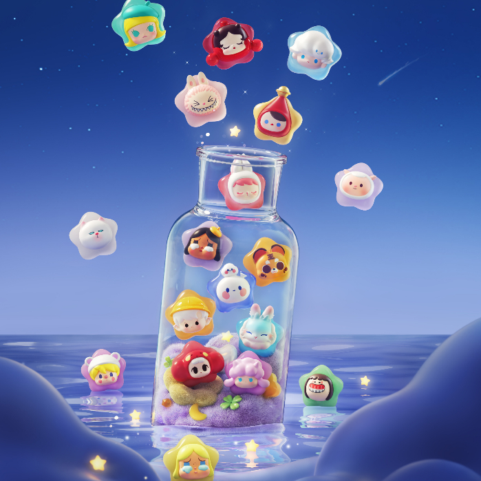 โมเดลฟิกเกอร์ Pop Bean Lucky Star Series Kawaii ของเล่นสําหรับเด็ก ...